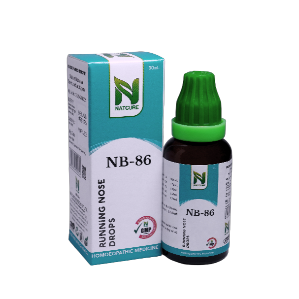NB-86 RUNNING NOSE DROPS – Natcure Biotech