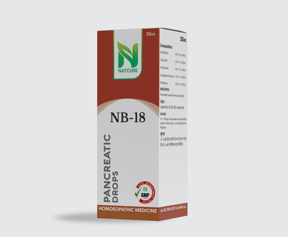 NB-18 PANCREATIC DROPS – Natcure Biotech